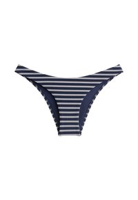 OYSHO STRIPED U-CUT MEDIUM-COVERAGE - Bas de bikini - dark blue/bleu ...