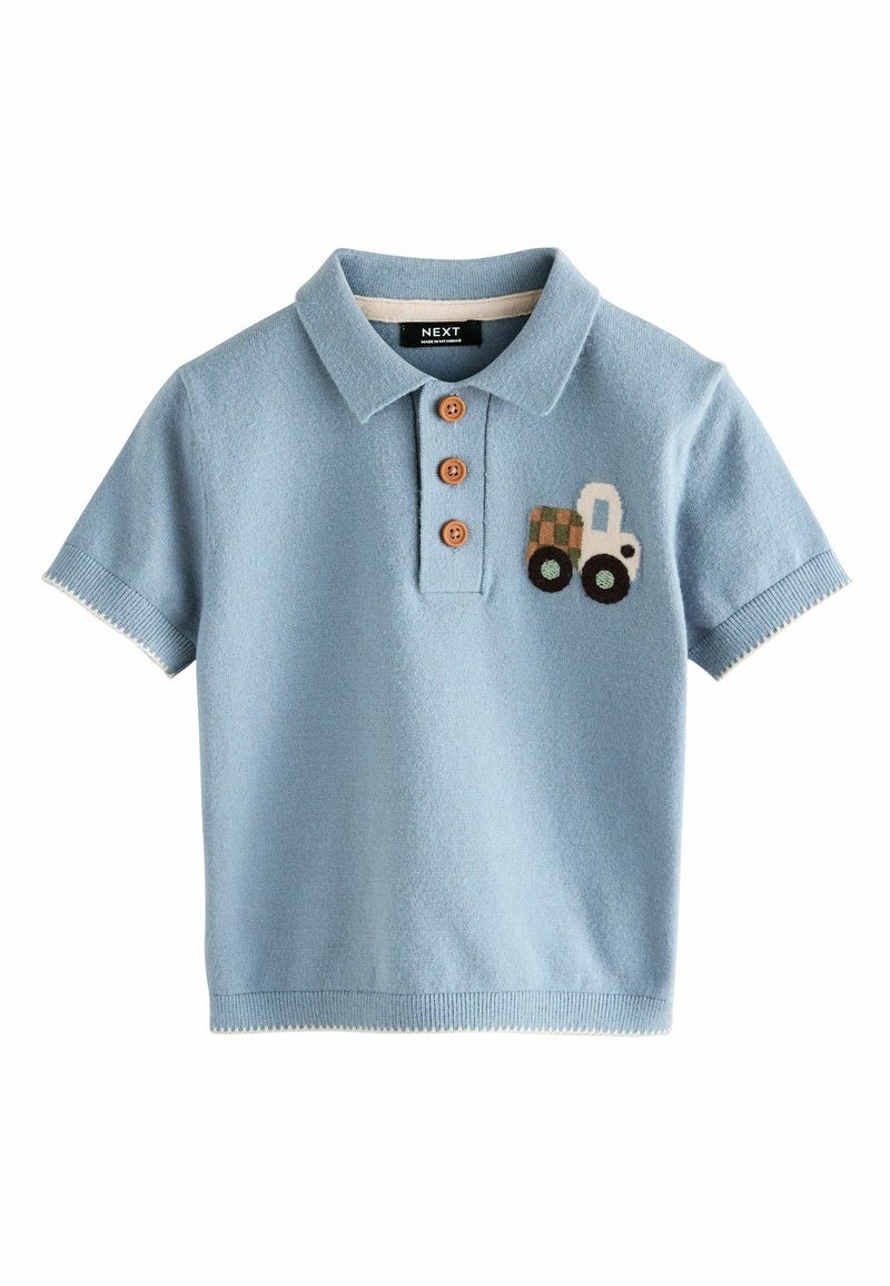 Next REGULAR FIT - CHARACTER BUTTON NECK - Poloshirts - blue transport ...