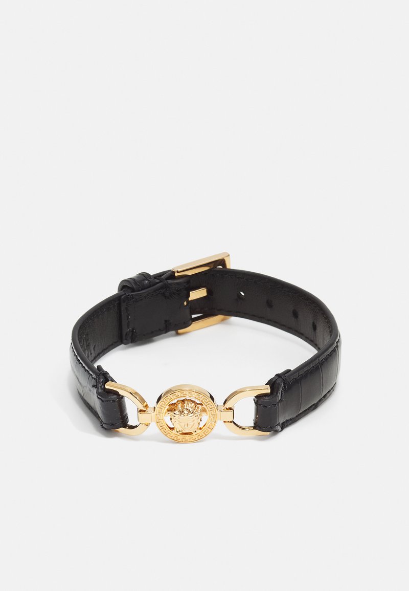Versace BRACELET - Armband - black/gold-coloured/zwart - Zalando.be