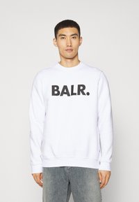 BALR. BRAND STRAIGHT CREWNECK - Sweater - bright white/wit - Zalando.nl