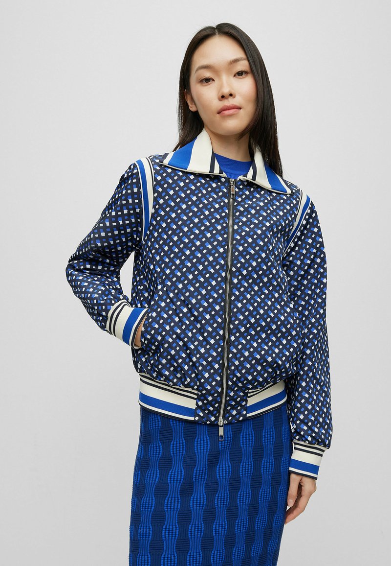 BOSS PASELLA - Light jacket - patterned twelve/blue - Zalando.co.uk