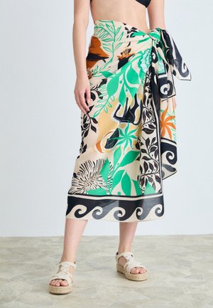 Moda Minx BELLA VITA SARONG - Strandaccessoar - venice/guldfärgat ...