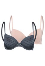 DORINA LOUISE BRA 2 PACK - Kaarituelliset rintaliivit - blue charcoal ...