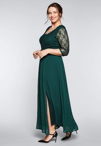 Sheego Robe de cocktail - deep green/vert foncé - ZALANDO.FR