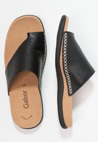 Gabor Tongs - schwarz/noir - ZALANDO.FR