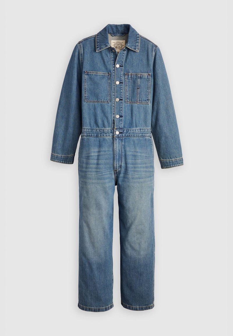 Levi's® ICONIC JUMPSUIT - Mono - stop flaxing jumpsuit linen+ denim ...