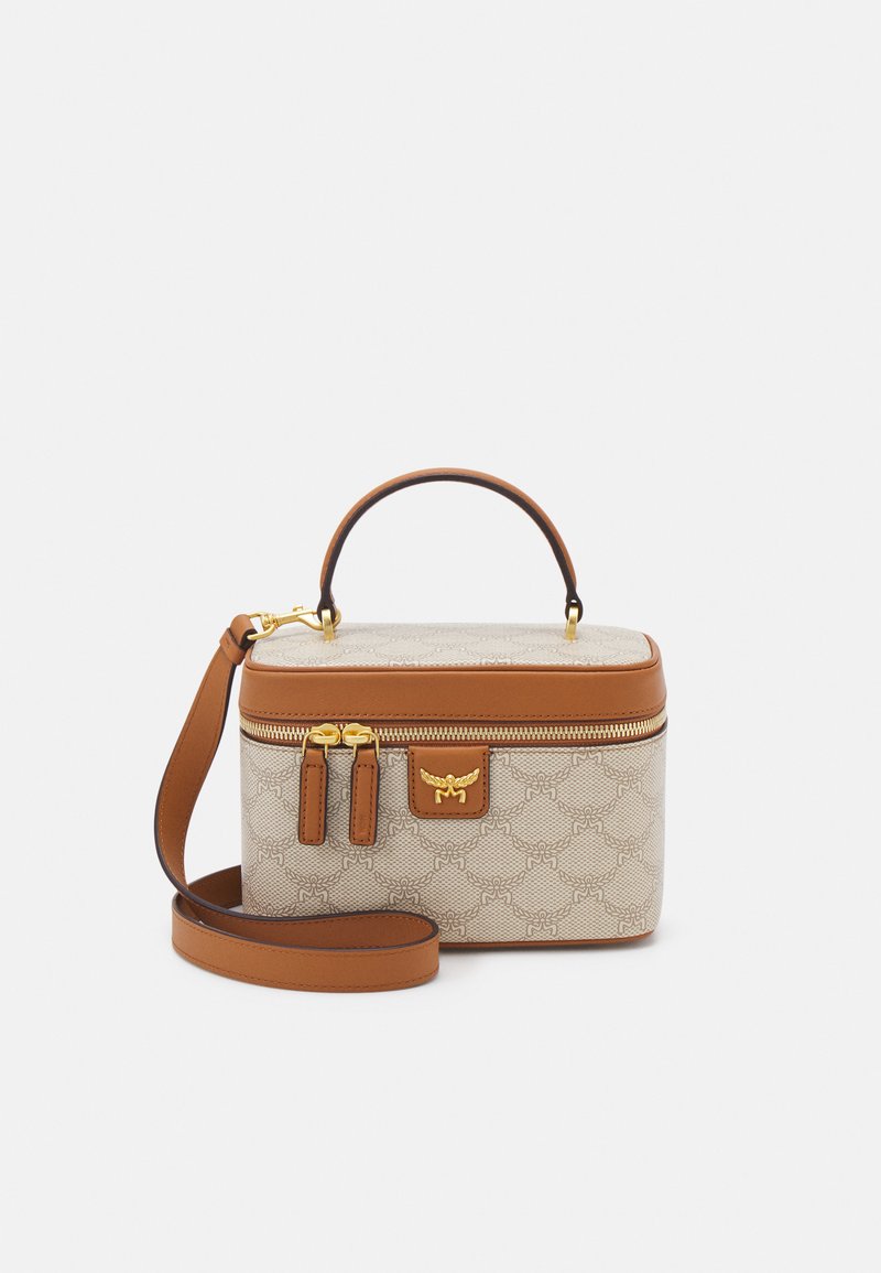 MCM LAURETOS CROSSBODY - Handbag - oatmeal/off-white - Zalando.ie