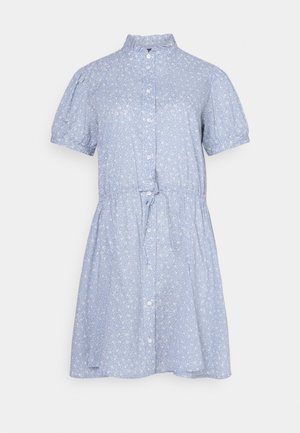Polo Ralph Lauren LONG SLEEVE DAY DRESS - Blousejurk - white/light blue/wit - Zalando.be