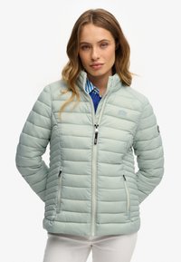 Superdry & Co FUJI LITE PADDED - Winterjas - aqua grey/lichtgrijs ...