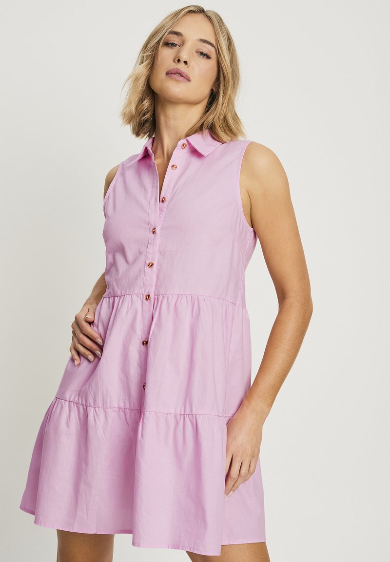 CALLI LARA - Shirt dress - pale pink/light pink - Zalando.ie