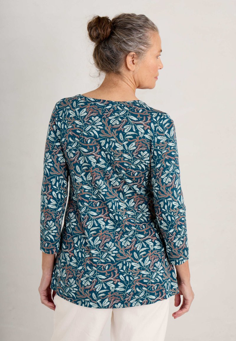 Seasalt Cornwall RISSO - Longsleeve - flowing reeds raincloud/petrol ...