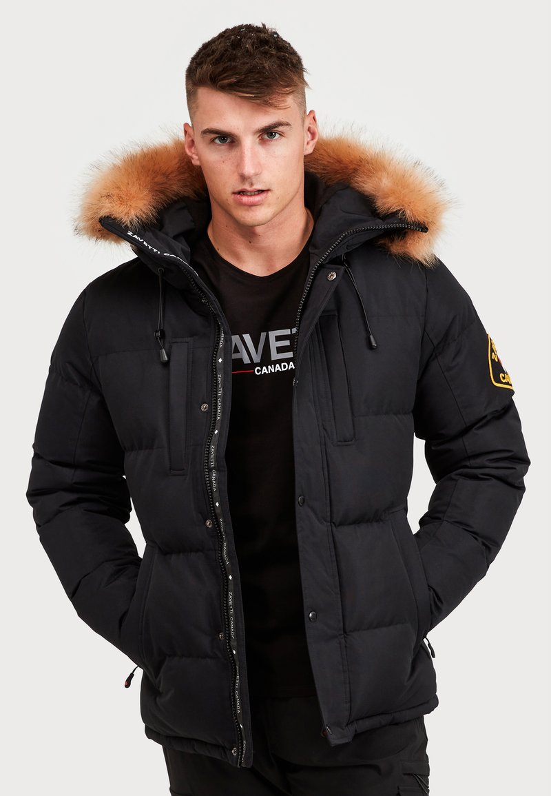 Alessandro Zavetti OSHAWA PUFFER PARKA JACKET - Vinterjakke - black ...