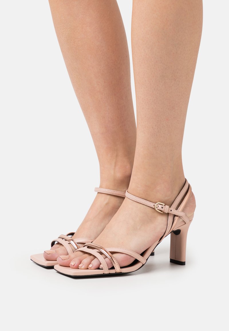 Furla FURLA DIAMANTE - High heeled sandals - light pink - Zalando