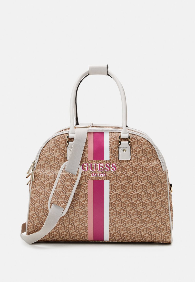 Guess WILDER DELUXE DOME - Weekend bag - taupe - Zalando.de