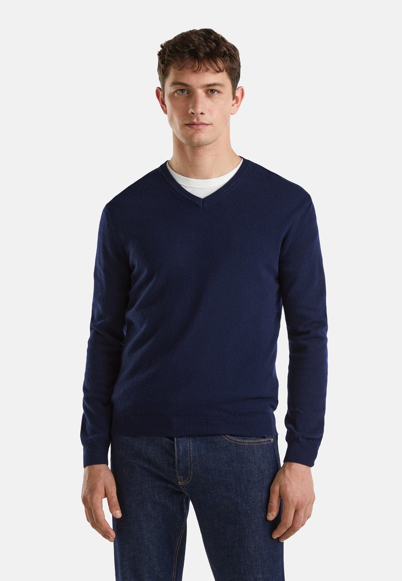 United Colors of Benetton MERINO V NECK - STRICKPULLOVER - Pullover ...