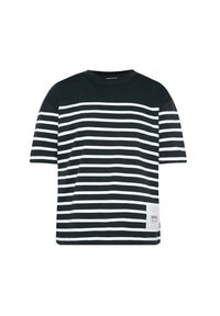 SENSES.THE LABEL SENSES.THE LABEL OVERSIZED T-SHIRT TEC:LA MIT STREIFEN ...