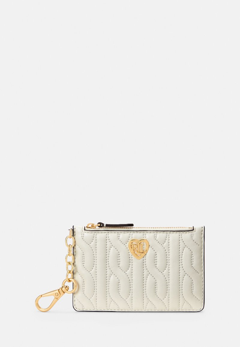 Lauren Ralph Lauren ZIP CARD CASE SMALL - Wallet - vanilla/off-white ...