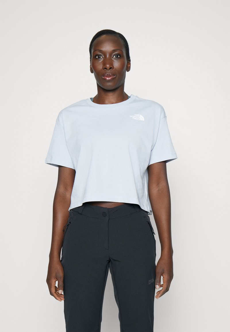 The North Face T-Shirt print - dusty periwinkle/hellblau - Zalando.ch