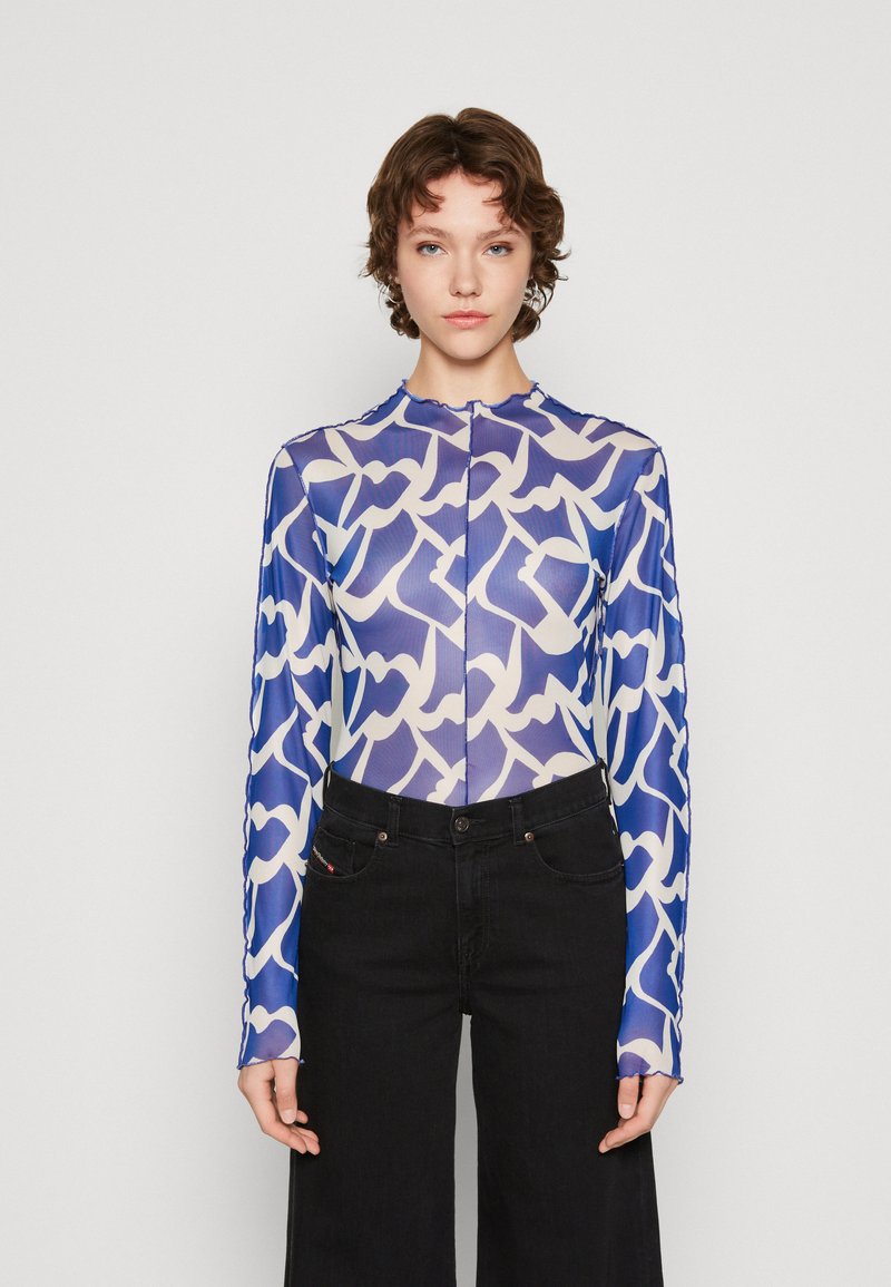 Monki Camiseta de manga larga - blue/white/azul - Zalando.es