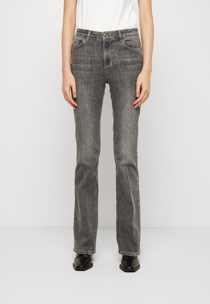 Liu Jo Jeans UP BEAT - Flared Jeans - grey/grey denim - Zalando.at