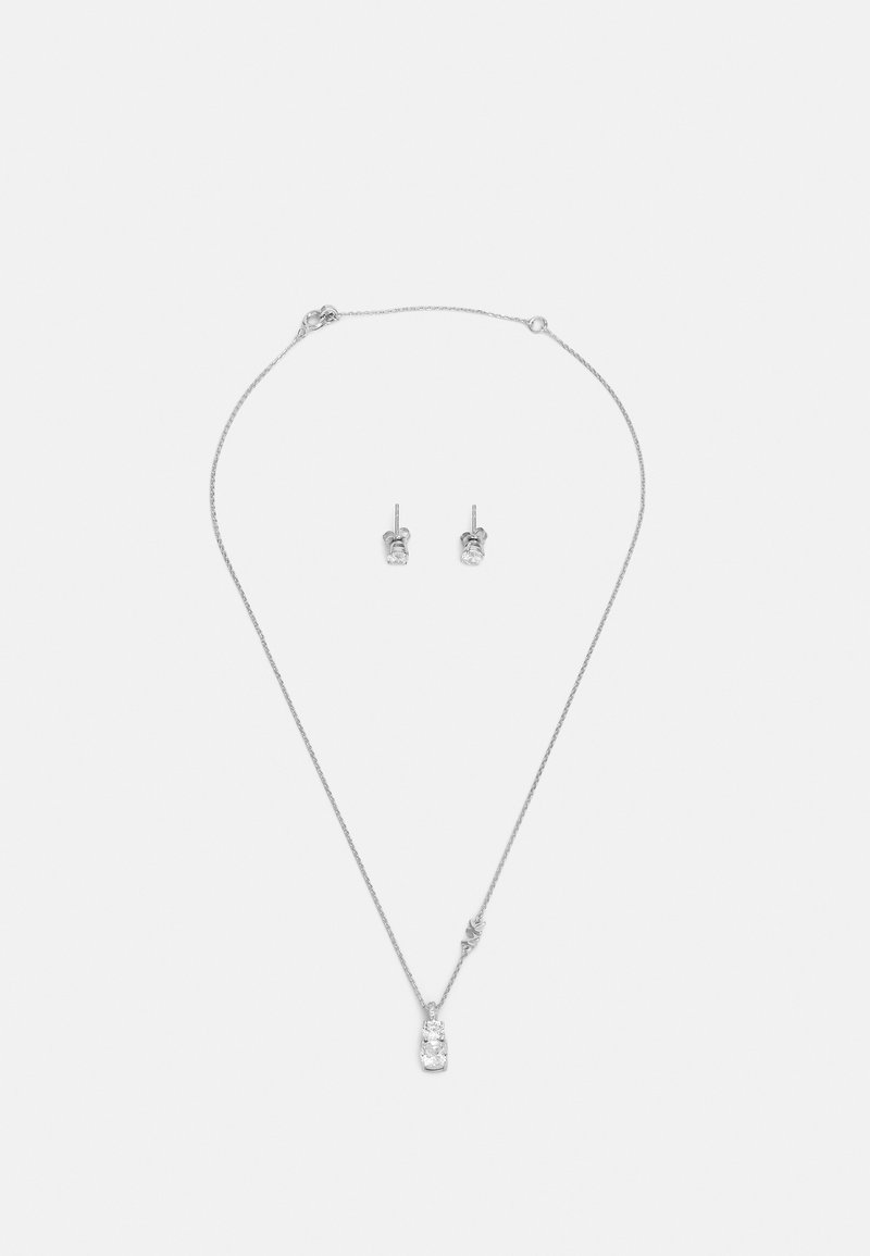 Michael Kors PENDANT NECKLACE SET - Earrings - silver-coloured - Zalando.ie