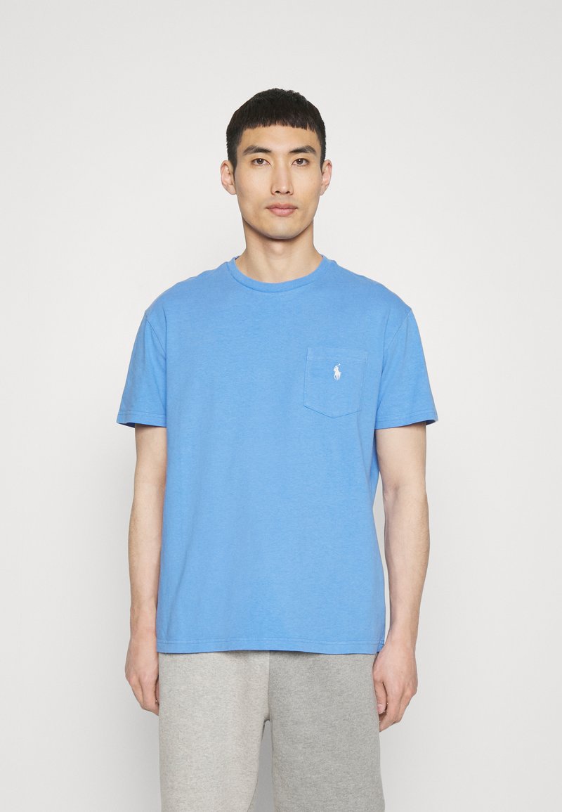 Polo Ralph Lauren SHORT SLEEVE - T-Shirt basic - summer blue/blau ...
