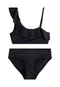 Lindex SET WITH ONE SHOULDER DESIGN - Bikini - black/zwart - Zalando.nl