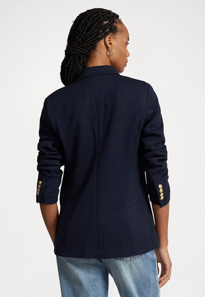 Polo Ralph Lauren KNIT DOUBLE-BREASTED BLAZER - Blazer - park avenue ...