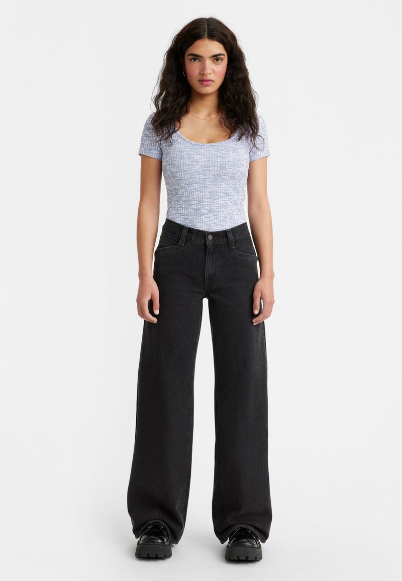 Levis® 94 Baggy Wide Leg Laza Szabású Farmerek Over Exposurefekete Farmer Zalandohu