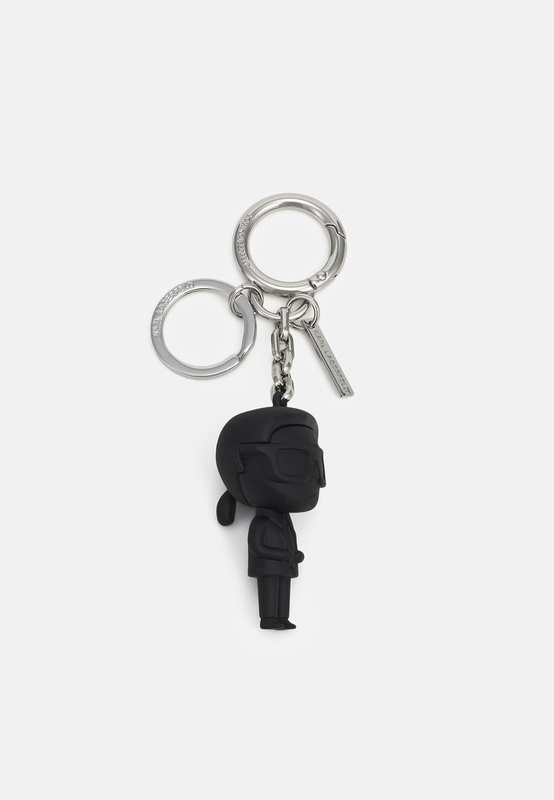 KARL LAGERFELD IKONIK KARL KEYCHAIN - Keyring - black - Zalando.ie