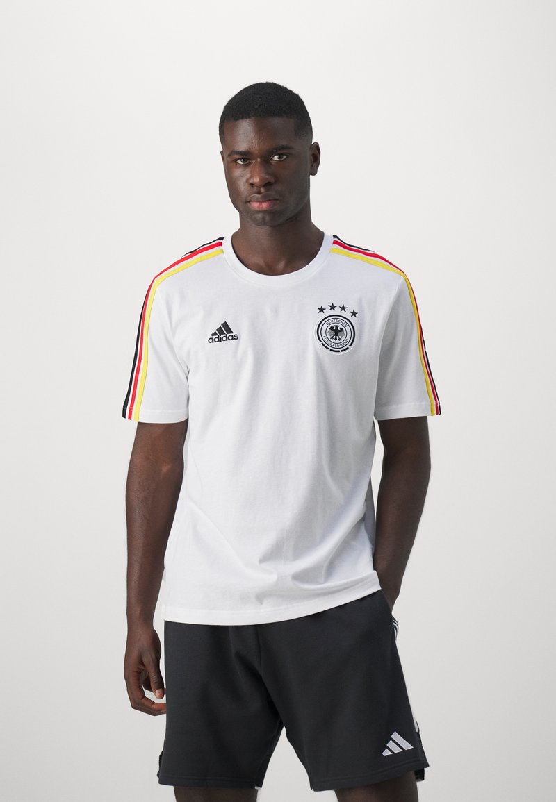 adidas Performance DEUTSCHLAND DFB DNA TEE - T-Shirt print - white/weiß ...