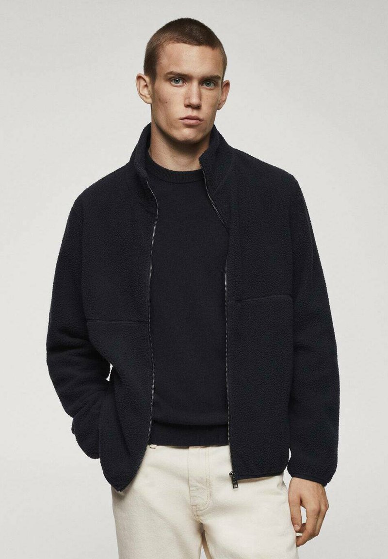 Mango SNOWZ - Fleecejas - navy/koningsblauw - Zalando.nl