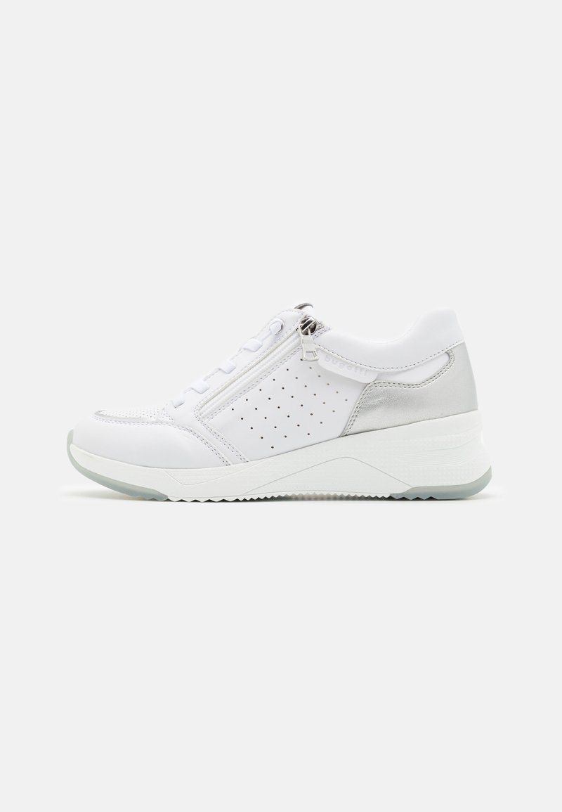 bugatti Sneaker low - white/silver/weiß - Zalando.at