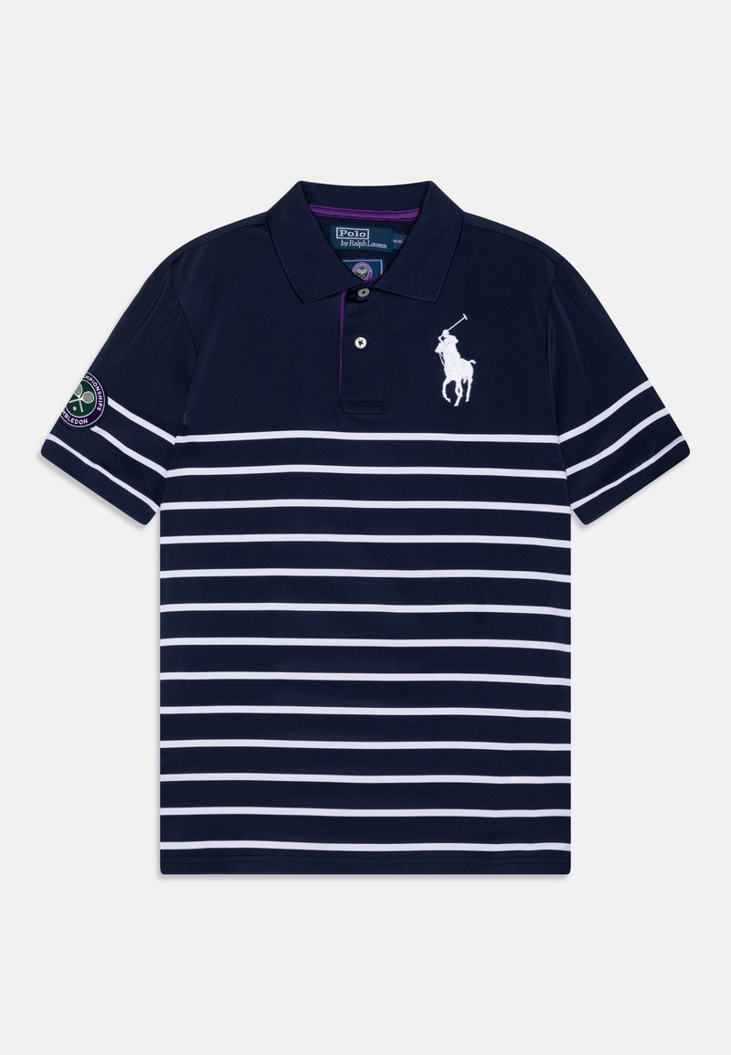 Polo Ralph Lauren WIMBLEDON BALL - Polo shirt - refined navy/white/dark ...