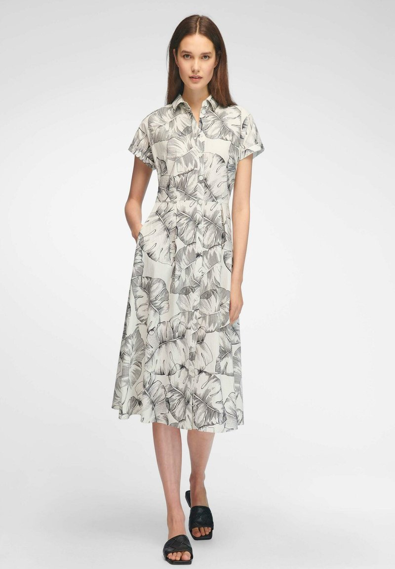 St. Emile Shirt dress - stein/schwarz/stone - Zalando