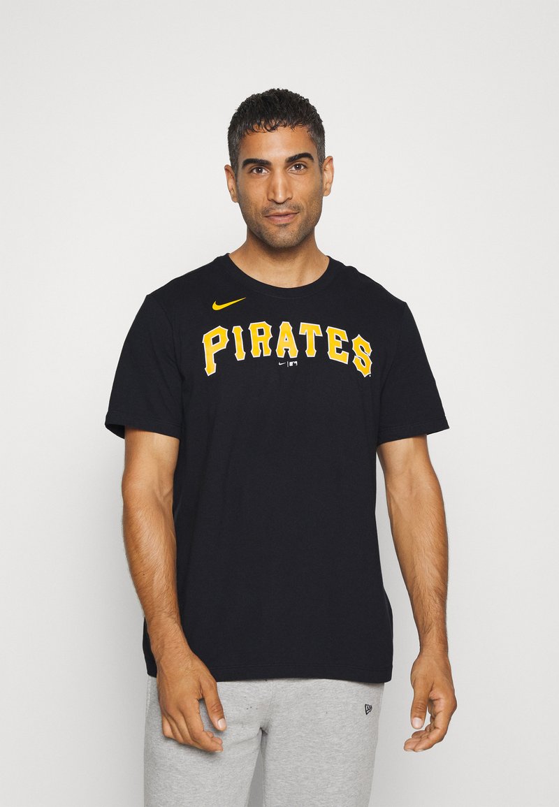 Nike Performance MLB PITTSBURGH PIRATES WORDMARK - Klubruházat - black ...