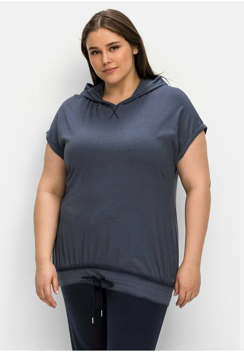 Sheego T-Shirt basic - indigo/dunkelblau - Zalando.de