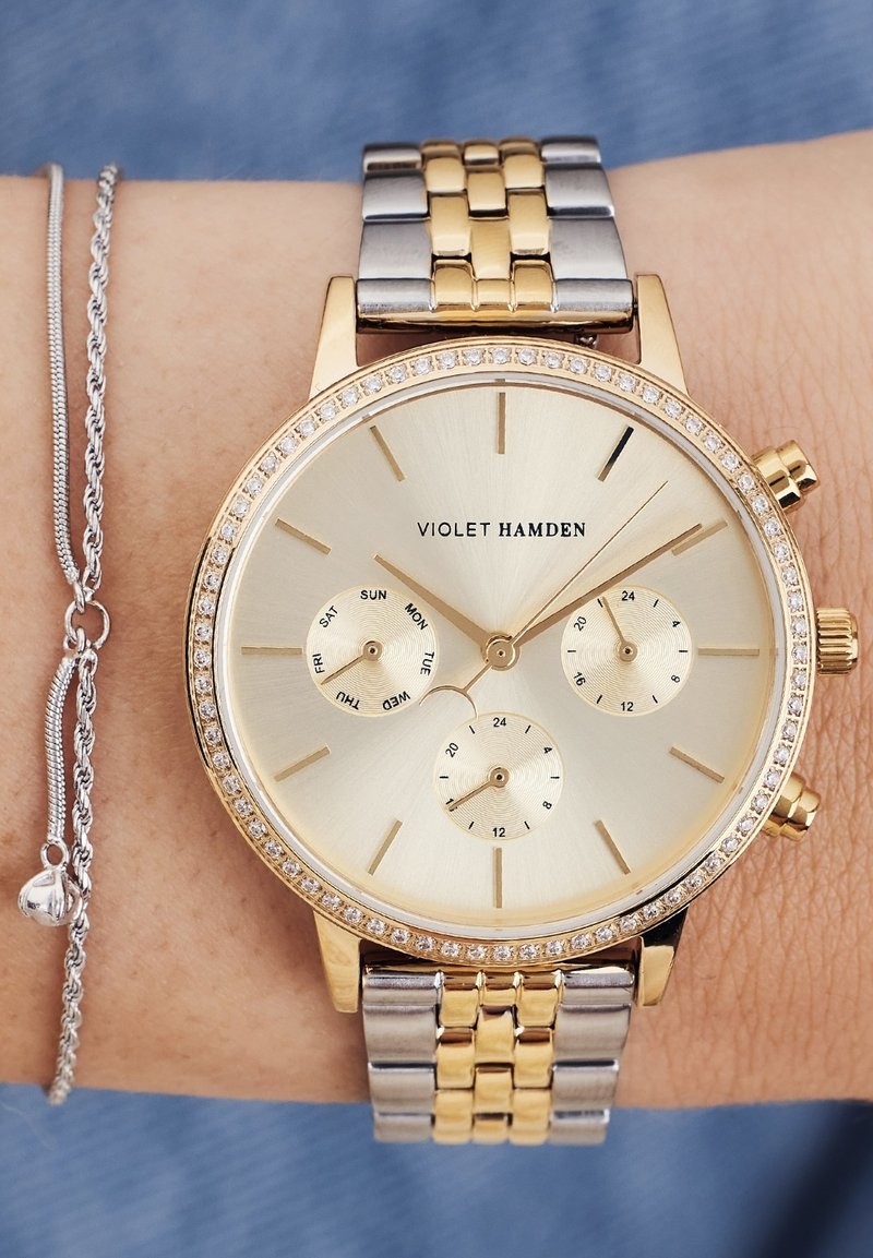 Violet Hamden STYLE - Chronograph watch - gold-coloured - Zalando