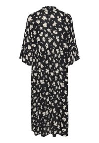 Kaffe KAKARINA AMBER - Hverdagskjole - black white flower print/sort ...