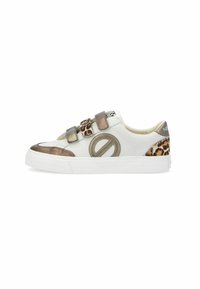 No Name STRIKE STRAPS - Sneakers laag - dove natural bronze/wit ...
