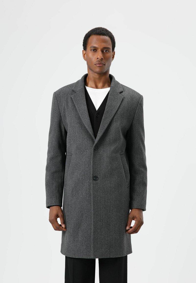Lucy & Sam SINGLE-BREASTED - Classic coat - anthracite - Zalando