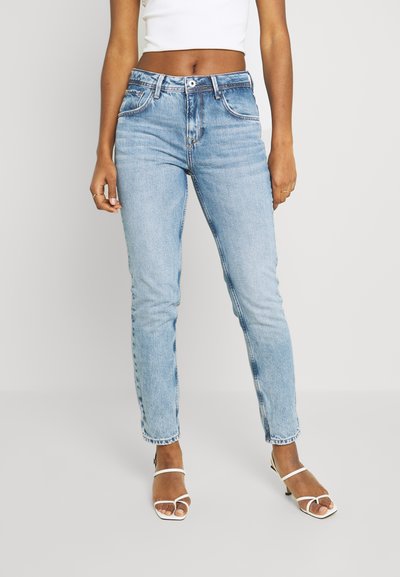 Pepe Jeans VIOLET - Slim fit -farkut - XF1/musta denim - Zalando.fi