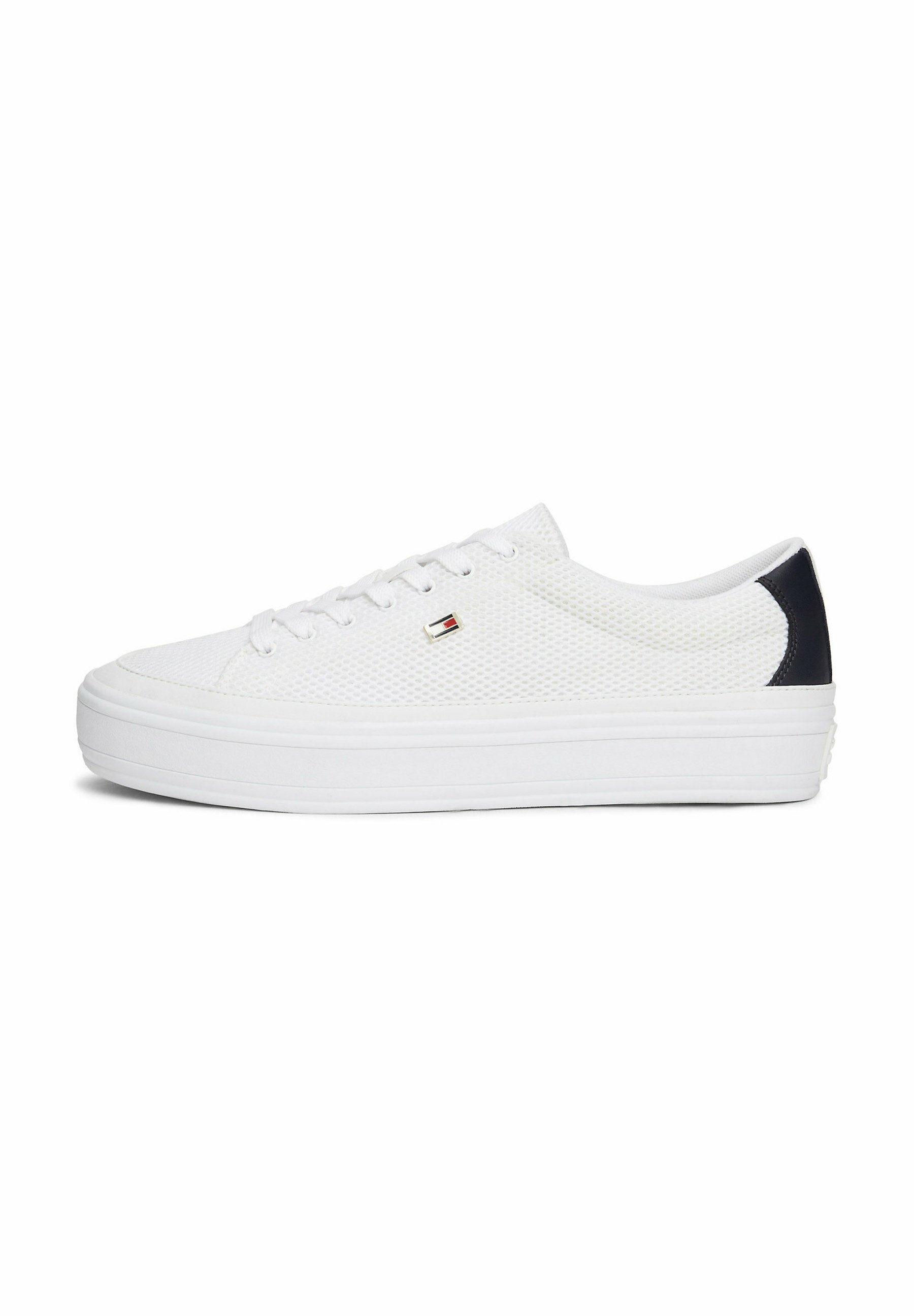 Tommy Hilfiger CONTRAST HEEL Sneaker low white space blue weiB Zalando