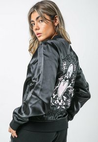 Ed Hardy SKULL PINK BOMBER JACKET - Bomber Jacket - black - Zalando.ie