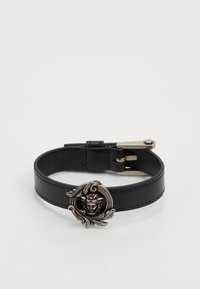 Versace BRACELET - Armband - black/old palladium/schwarz - Zalando.at