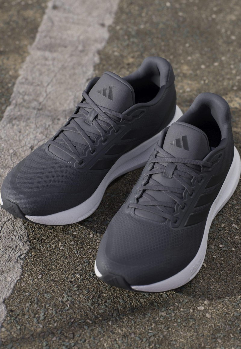 adidas Performance RUNFALCON 5 - Road running shoes - grey six core ...