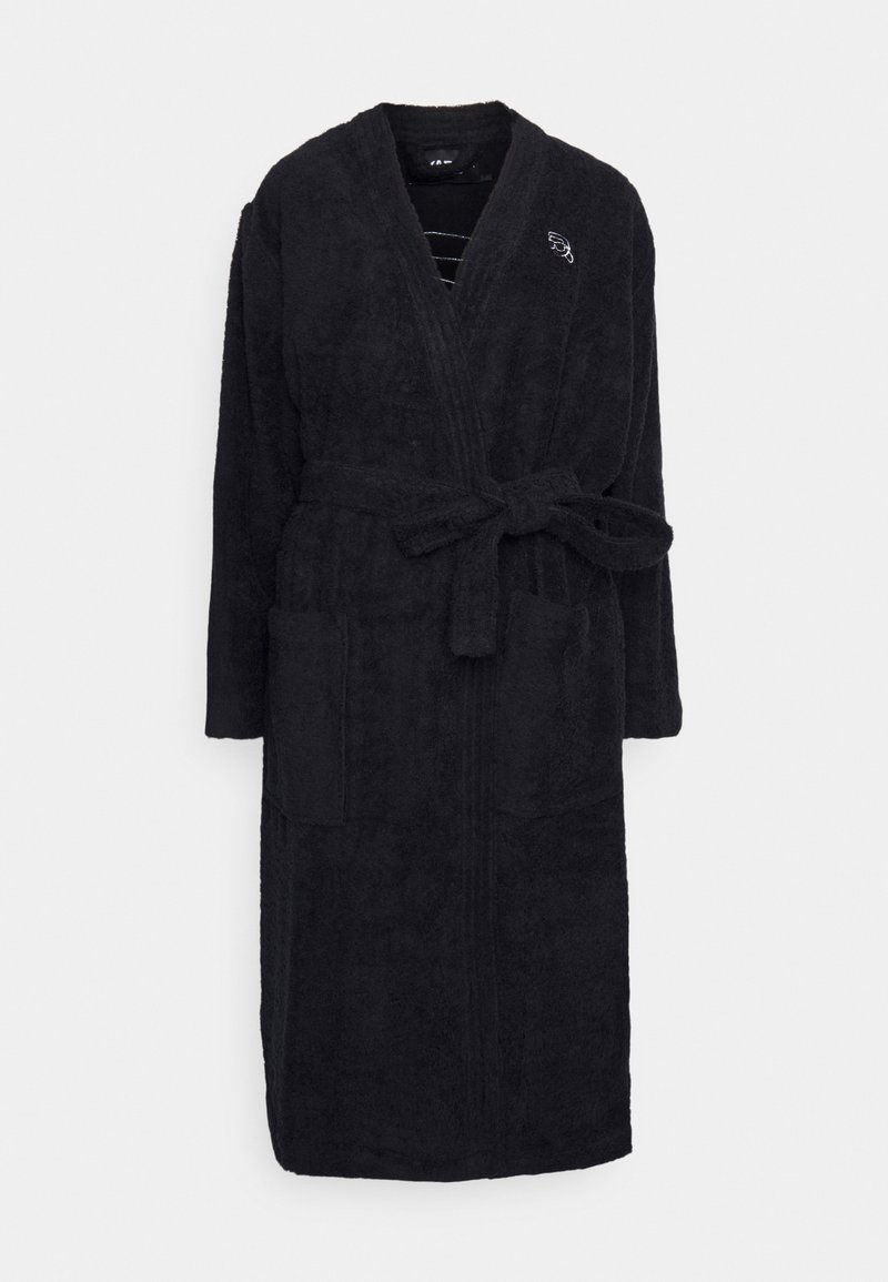 KARL LAGERFELD IKON - Morgonrock - black/svart - Zalando.se