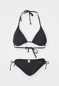 LASCANA TRIANGEL BIKINI SET - Bikinis - black/juoda - Zalando.lt