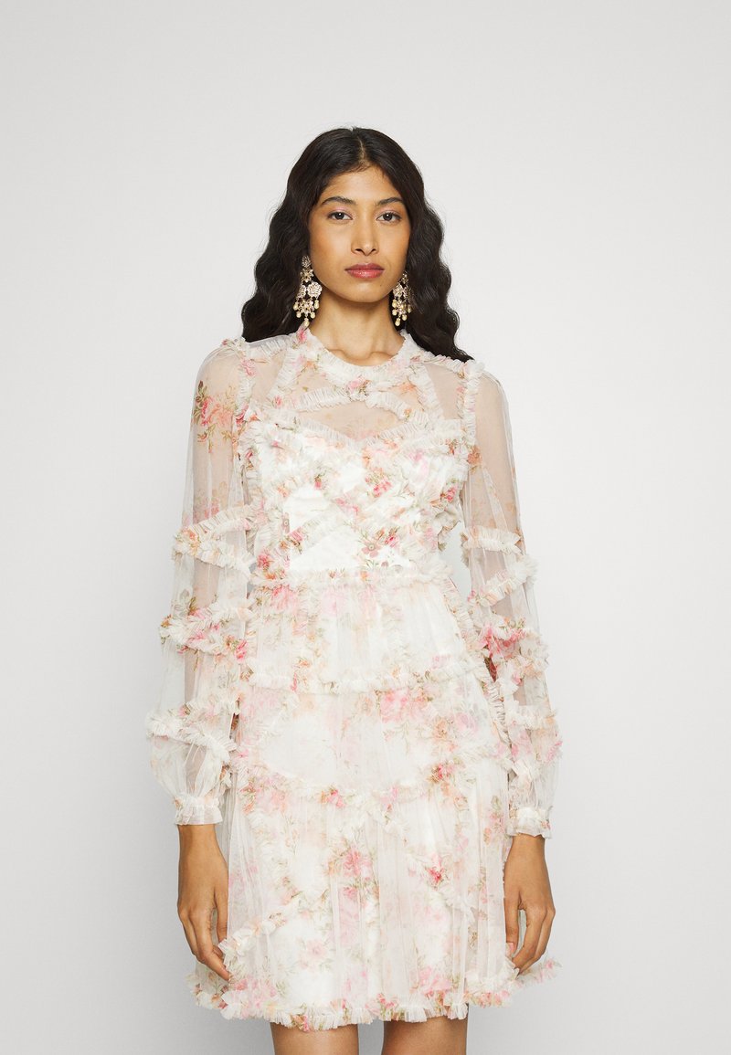 Needle & Thread TRAILING BLOOMS RUFFLE MINI DRESS - Robe de soirée ...