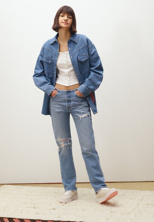 Levi's® 501® JEANS TWO TONE - Jeans Relaxed Fit - two tone indigo/light ...